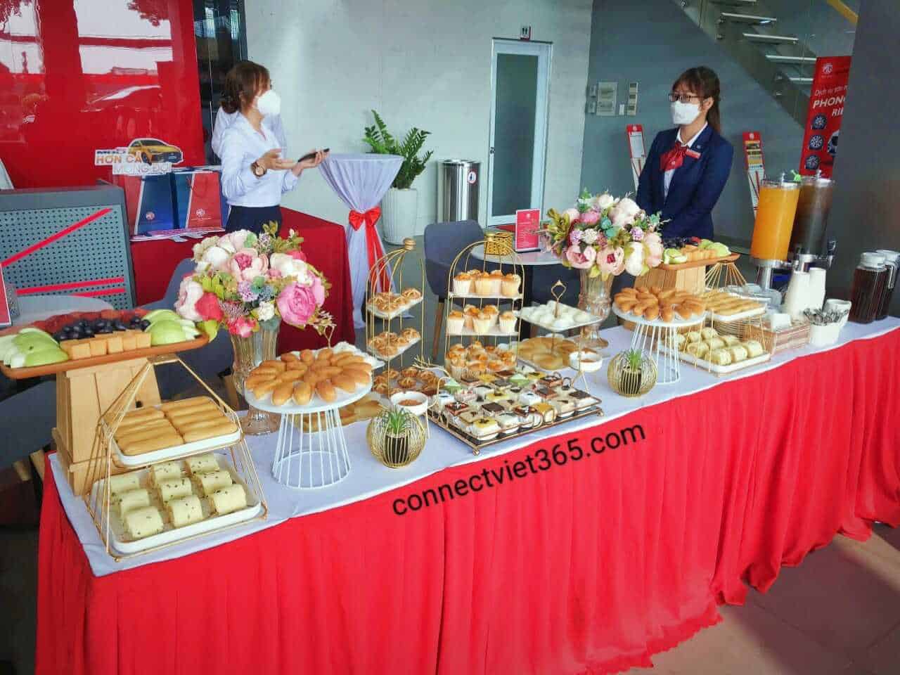 Báo Giá Tiệc Teabreak - Giá Các Loại Bánh Mặn, Bánh Ngọt - Connect Việt