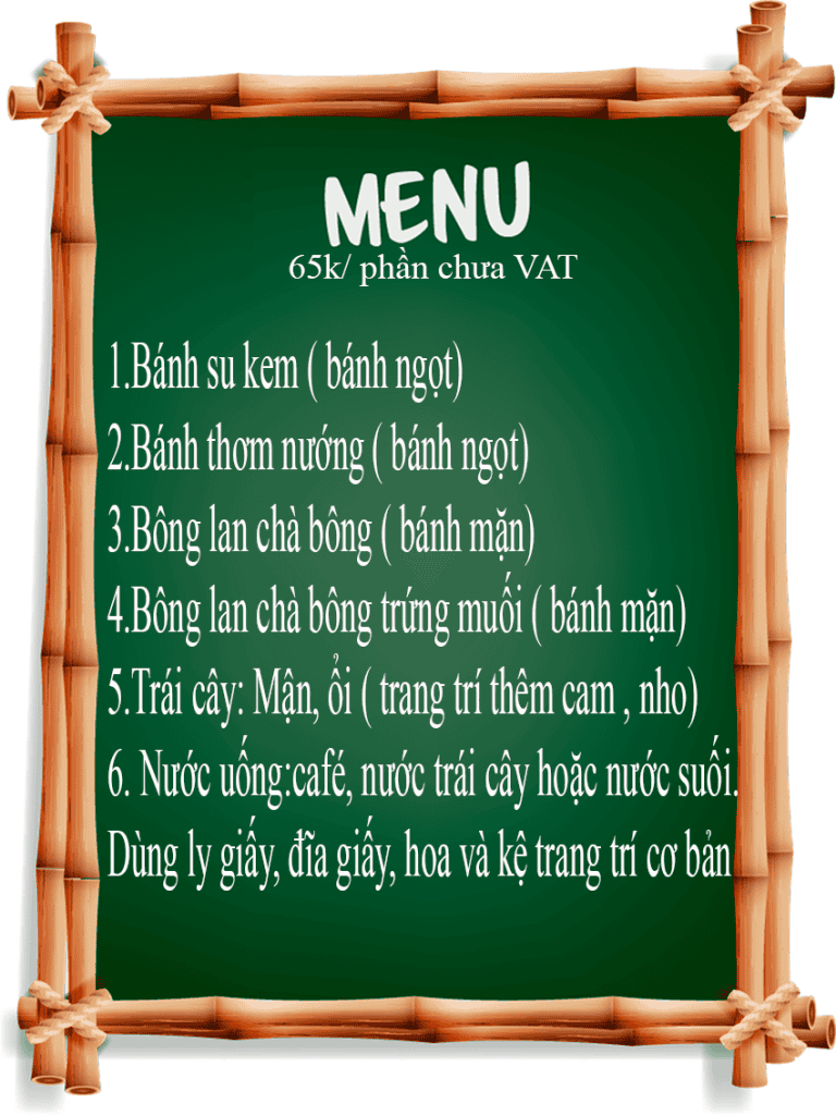 DỊCH VỤ TIỆC TEABREAK TRỌN GÓI - CÓ BÁNH MẶN, BÁNH NGỌT, TRÀ CÀ PHÊ ...